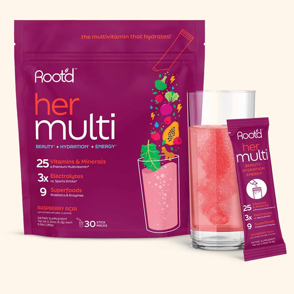 Her MULTI - Electrolyte Infused Multivitamin Powder For Women – Root'd